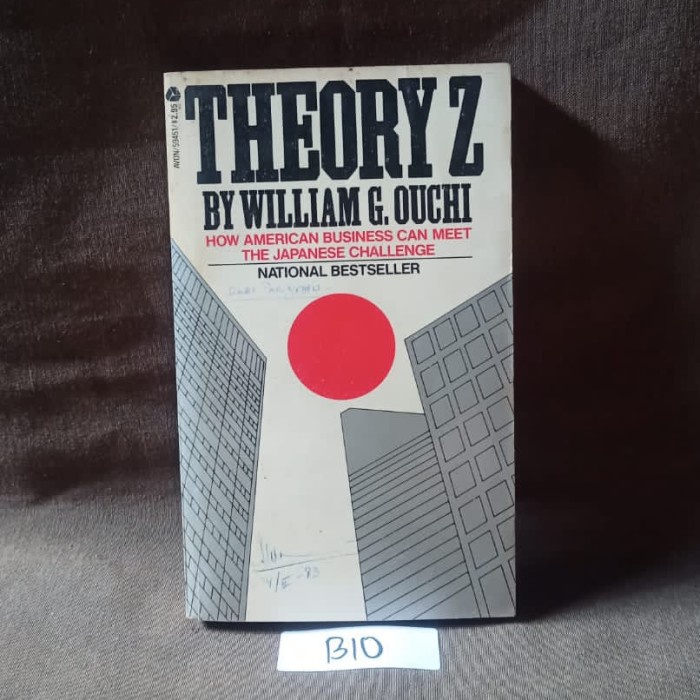Jual Theory Z By William G. Ouchi | Shopee Indonesia