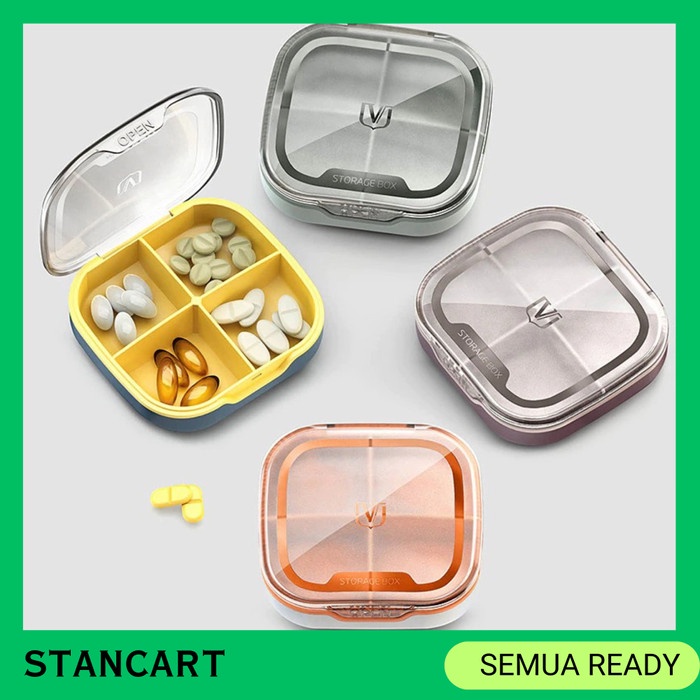Jual STANCART Medicine Box - Tempat Obat / Pill Box / Kotak Vitamin ...