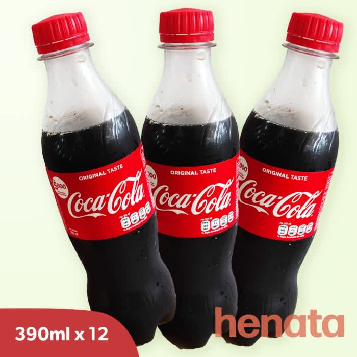 Jual Coca Cola Coke 390 ml PET Pack (12 botol) | Shopee Indonesia