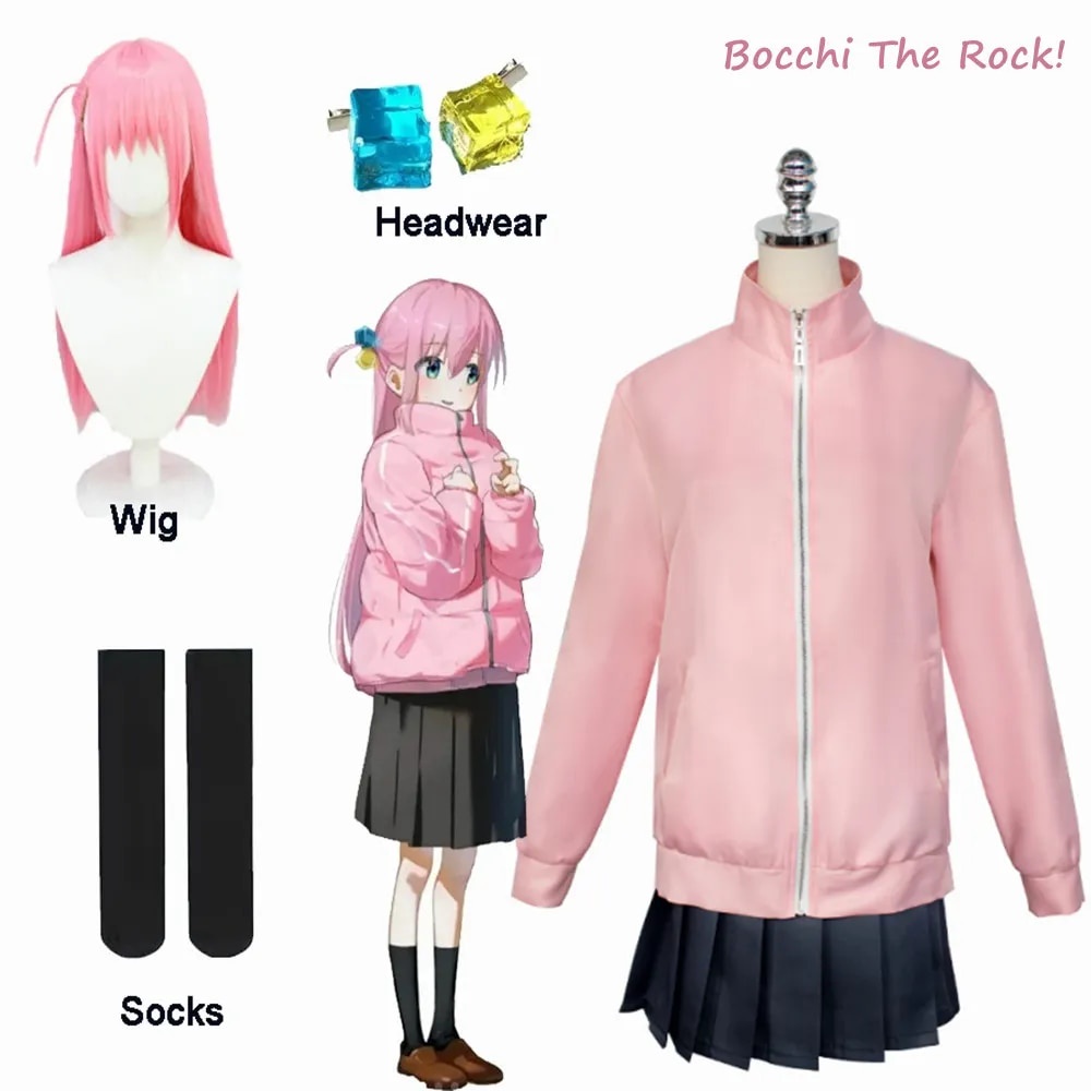 Jual PREORDER Bocchi The Rock Gotou Hitori Cosplay Costume Gotou Hitori ...