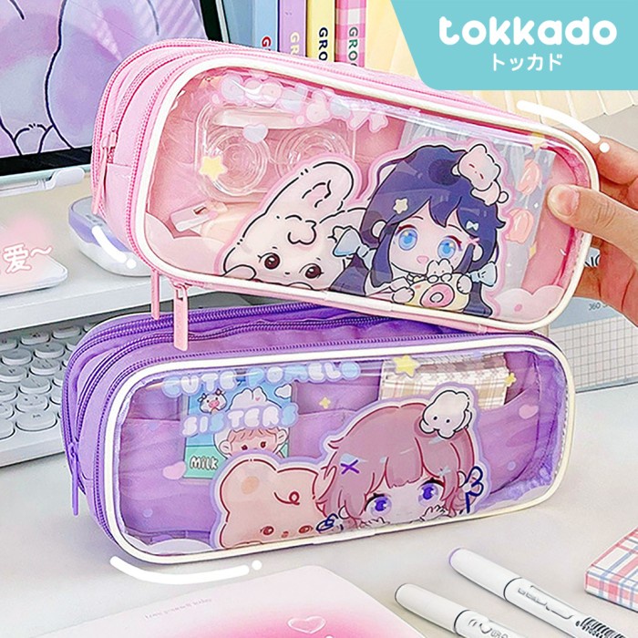 Jual TOKKADO Chika Pencil Case Tempat Pensil Besar Anak Sekolah Unik ...