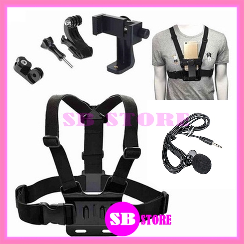 Jual Chest Strap Tali Dada Handphone & Mount Kamera Body Belt Holder HP ...