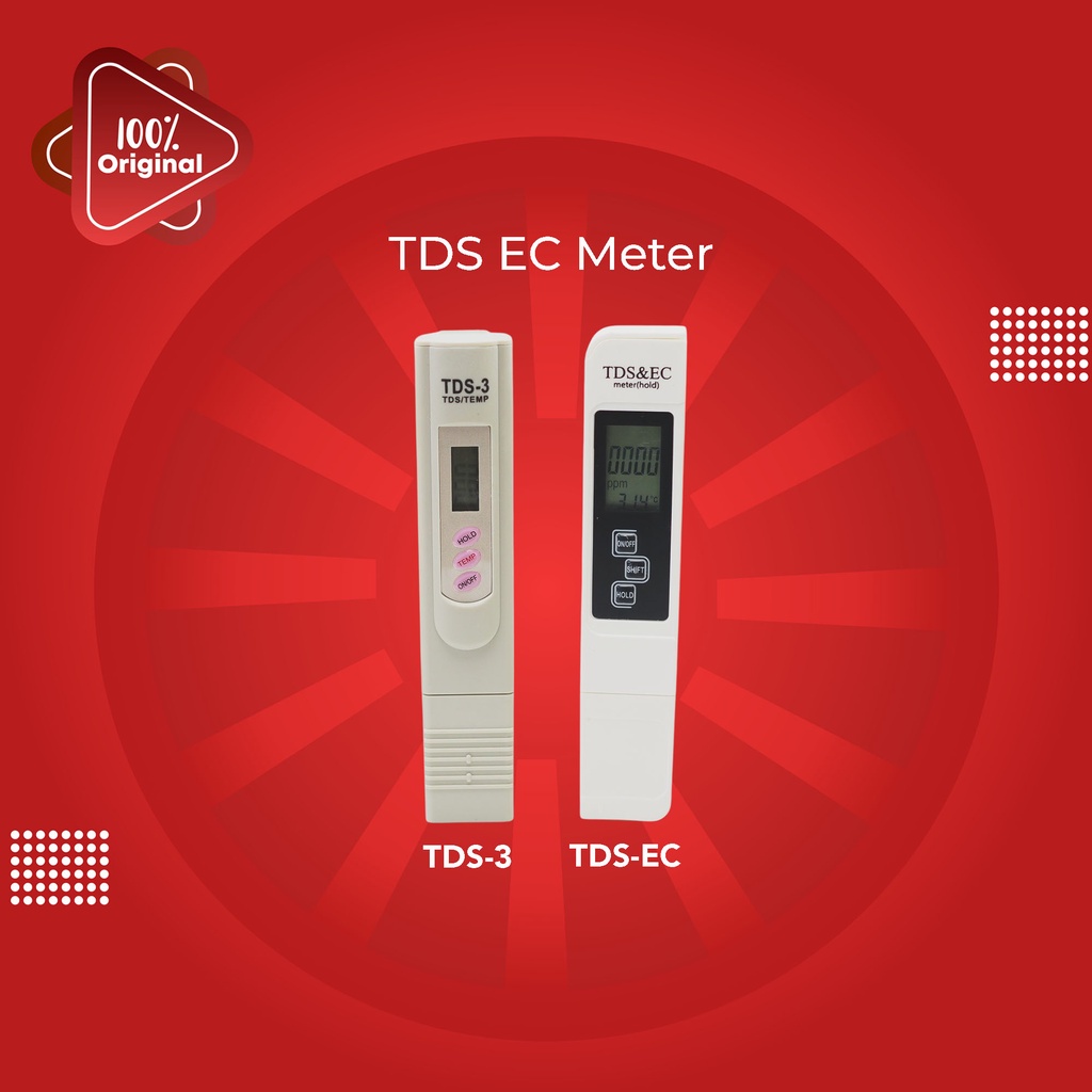 Jual Alat Ukur Hidroponik TDS EC meter digital | Shopee Indonesia