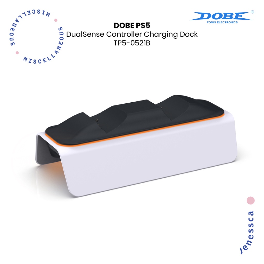 Jual Dobe PS5 DualSense Controller Charging Dock Stick PS5 Charging TP5 ...