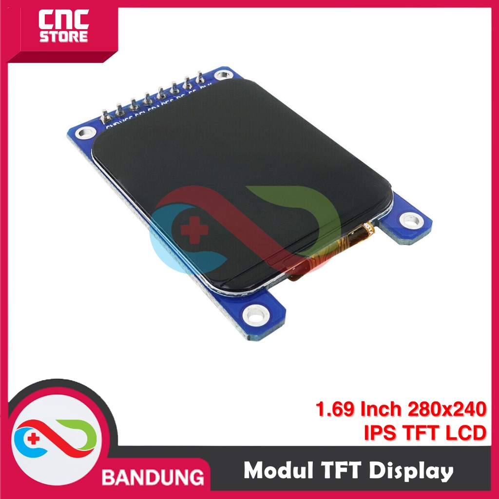 Jual 1 69 Inch 280x240 Ips Tft Lcd Display Module For Arduino Raspberry