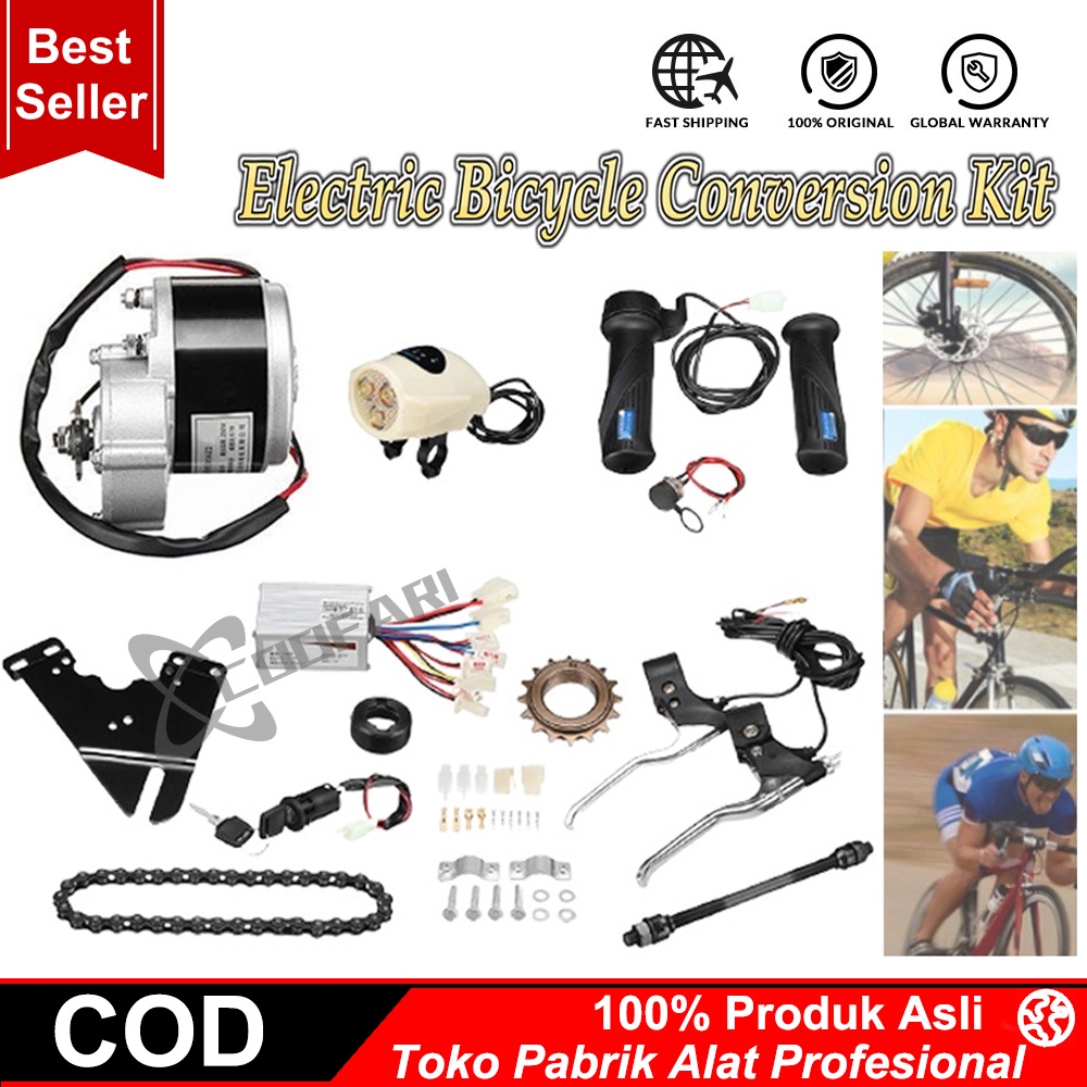Jual 14 pcs 24V 250W MY1016Z2 Kit Konversi Sepeda Listrik - Motor DC ...
