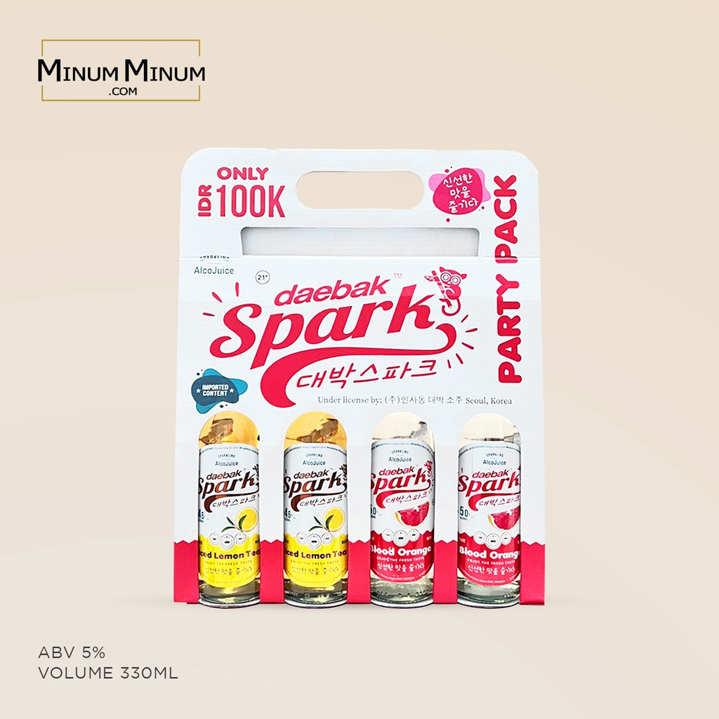 Jual Hard Seltzer Daebak Spark Party Pack | Shopee Indonesia