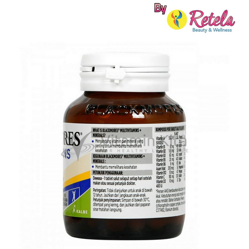 Jual BLACKMORES MULTIVITAMIN+MINERALS 1 BOTOL 30 TABLET | Shopee Indonesia