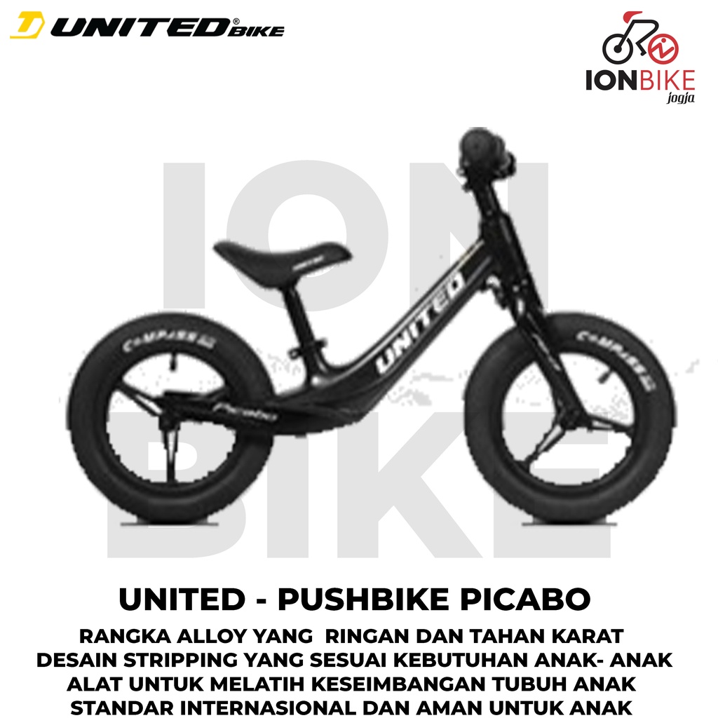 Jual Push Bike United Picabo Air Magnesium Balance Bike Pushbike Sepeda ...