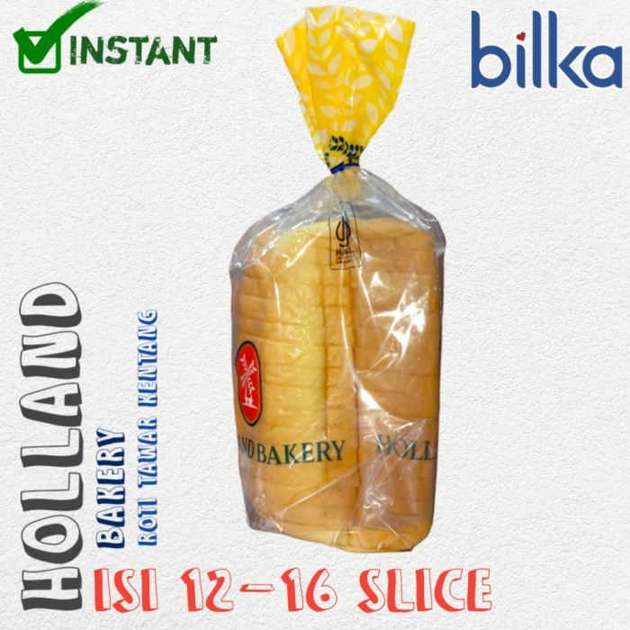 Jual HOLLAND BAKERY Roti Tawar Kentang 12-16 Iris | Shopee Indonesia