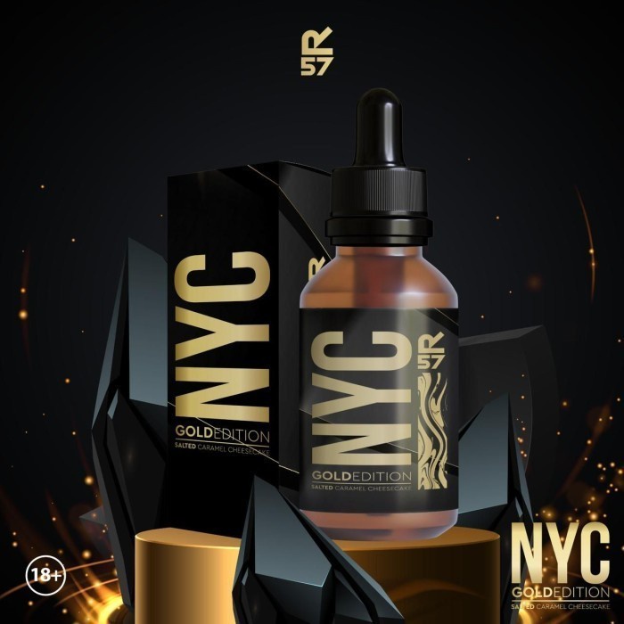 Jual R57 NYC Gold Edition Salted Caramel Cheesecake 60ML by Hero57 ...