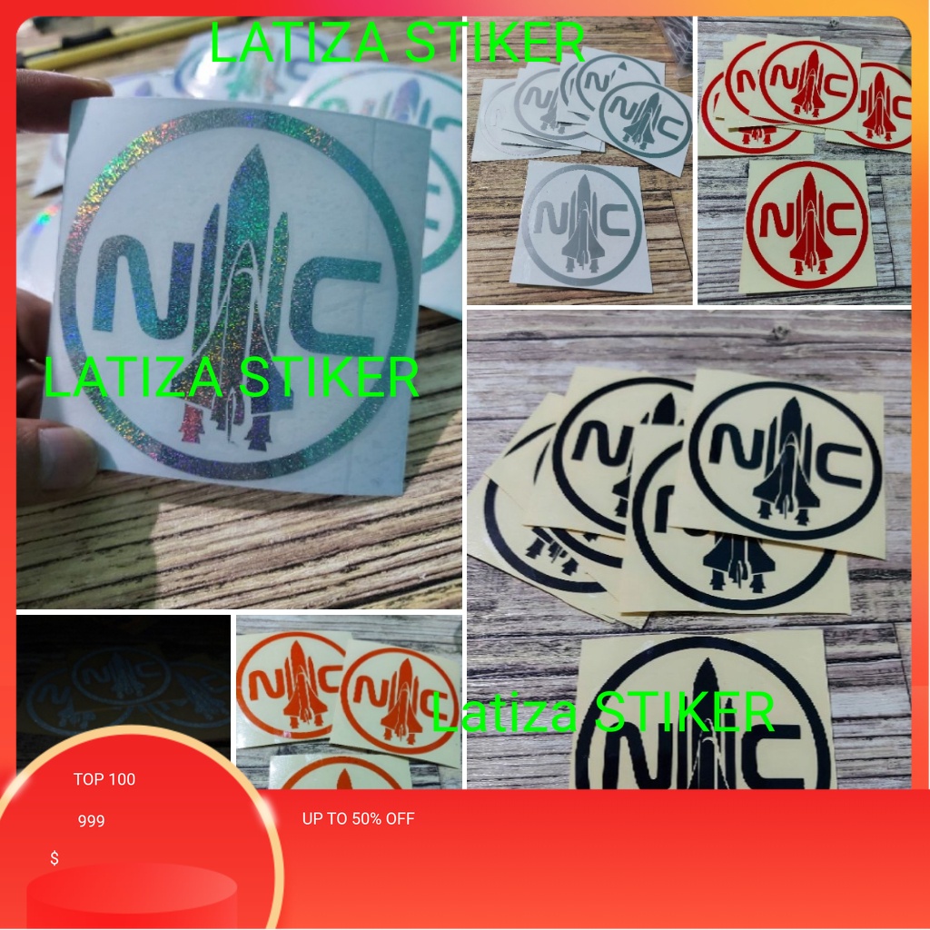 Jual Stiker Motor NASA BULAT Logo Full Warna Hologram Stiker Body Motor ...