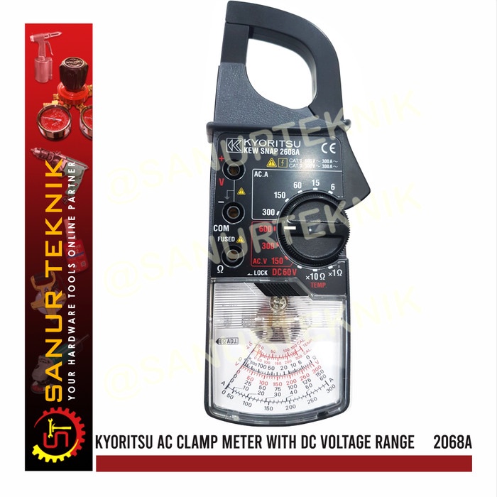 Jual KYORITSU 2608A 2608 A AC Clamp Meter with DC Voltage Range ...