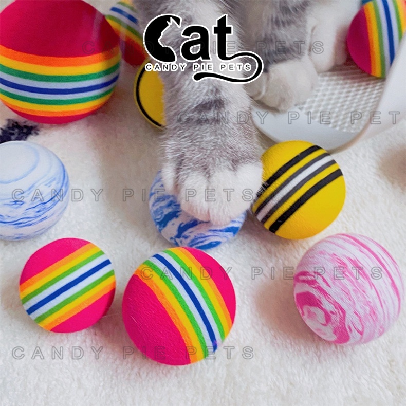 Jual Mainan Bola Kucing Elastis Dan Warna Mainan Gigit Anjing Pet Toys ...