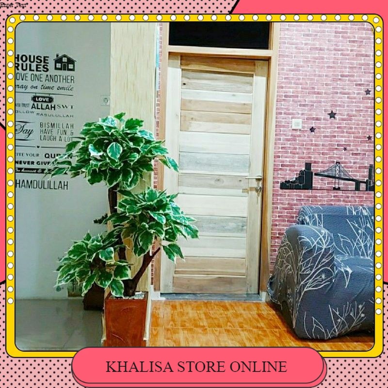 Jual STOK 99% SAMA POHON HIAS SUDUT ARTIFICIAL RIMBUN SUDAH DENGAN POT ...