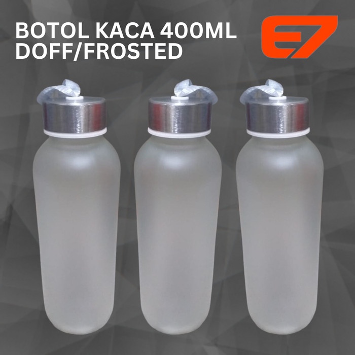 Jual Botol Tumbler Minum Kaca 400ml Doff - Botol Anak, Water Bottle ...