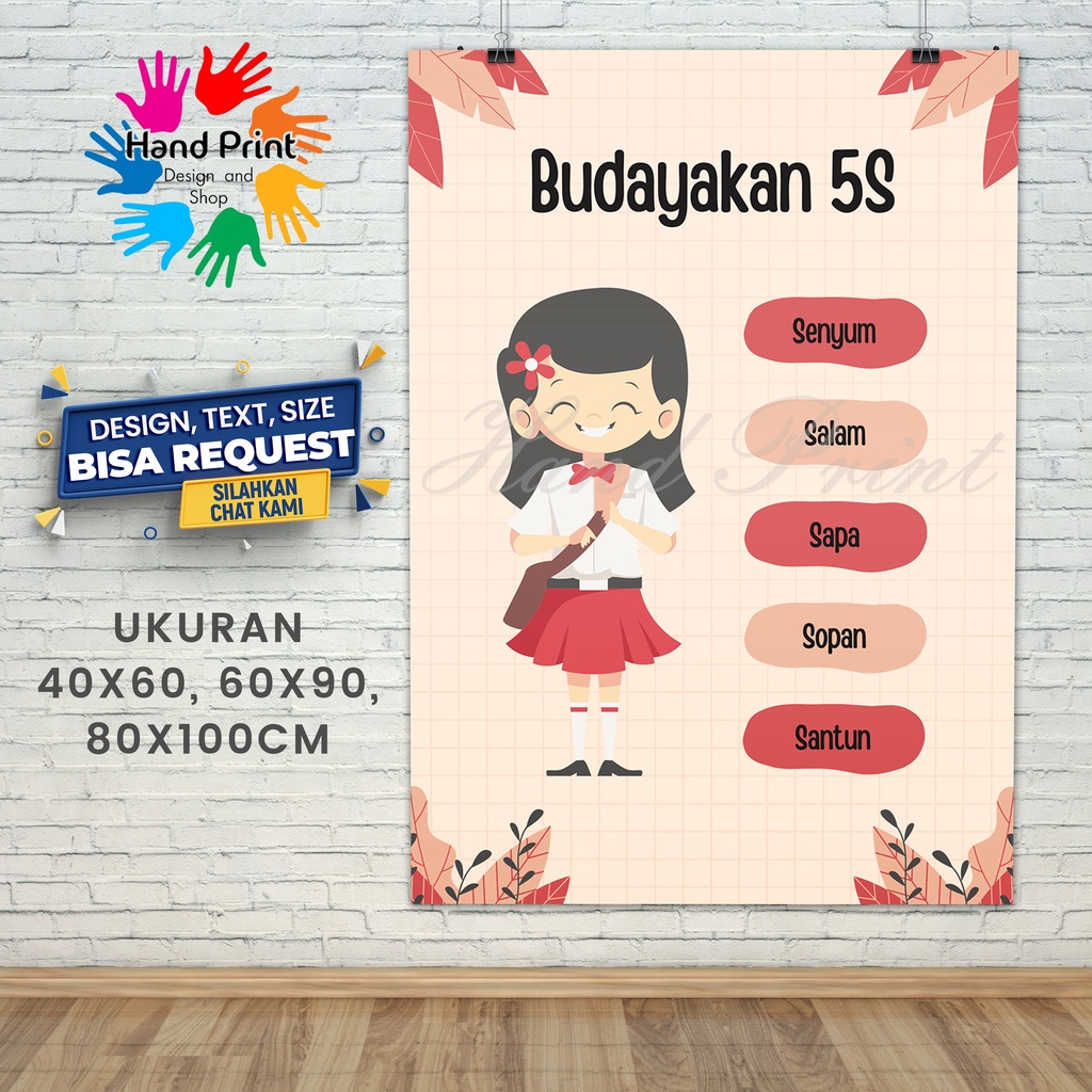 Jual Spanduk Banner MMT Pendidikan Agenda Kelas Kebersihan Motivasi ...
