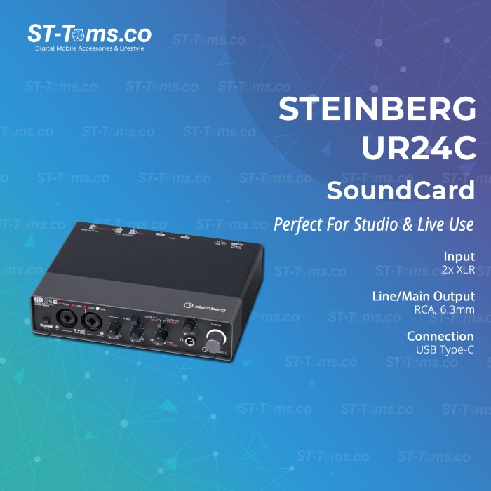 Jual Steinberg UR24C UR 24C UR24 CAudio Interface Soundcard | Shopee Indonesia