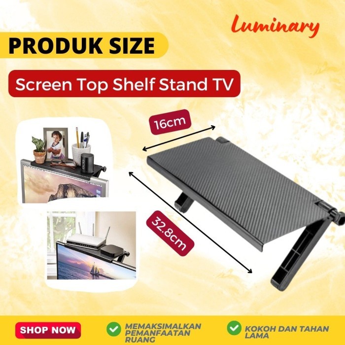 Jual Screen Top Shelf Stand Tv Rack Tatakan Pelindung Layar Televisi ...