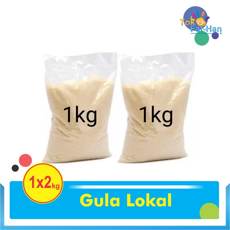 Jual (2pcs) Gula Pasir Lokal 1 Kg Murah | Shopee Indonesia