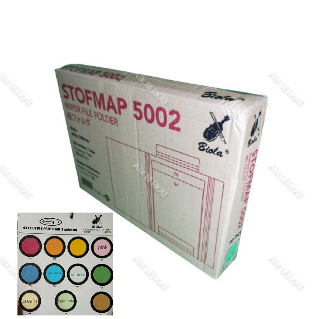 Jual Map folder Kertas stopmap buffalo 5002 Biola | Shopee Indonesia