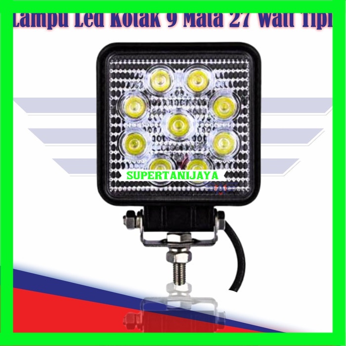 Jual Lampu Led Kotak 9 Mata 27 Watt Tipis | Shopee Indonesia