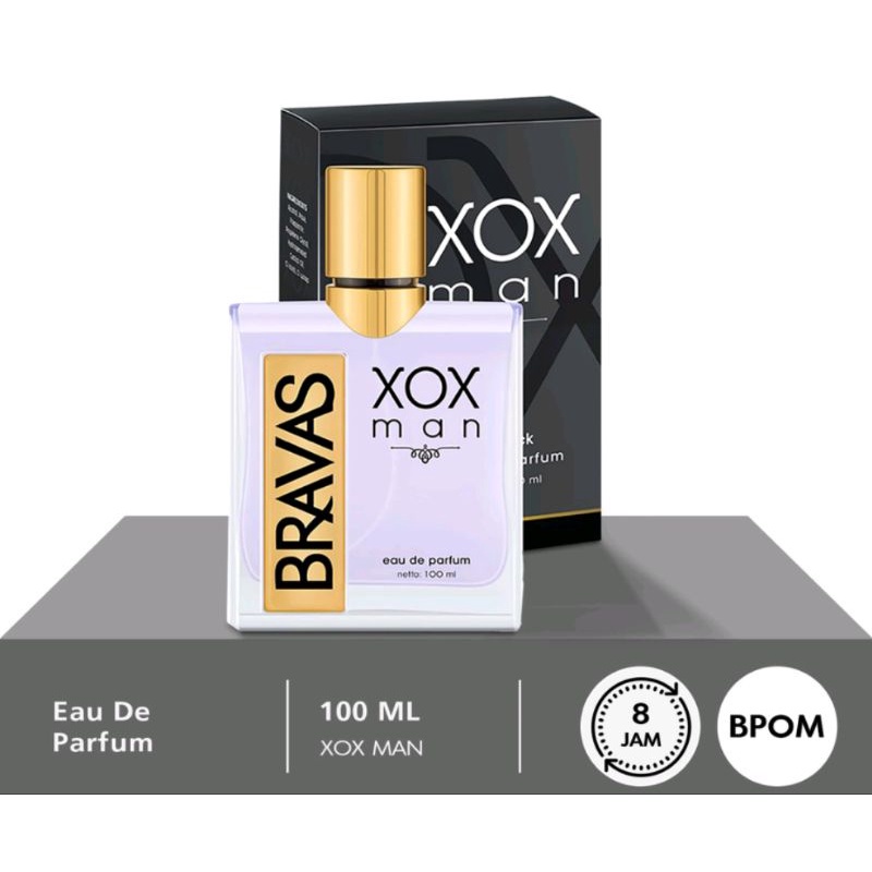 Jual BRAVAS XOX MEN EDP 100ML/PARFUM Cowok HALAL /MINYAK WANGI SPRAY ...