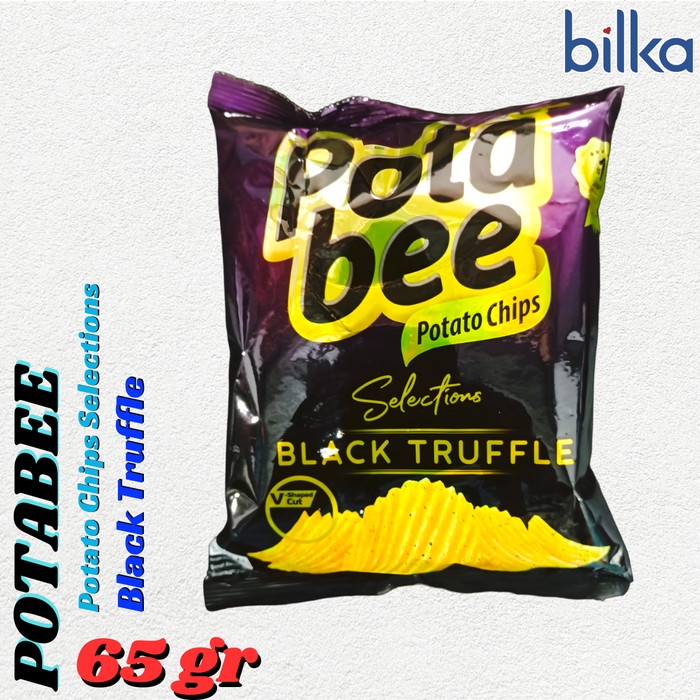 Jual POTABEE Potato Chips Black Truffle 65gr | Shopee Indonesia