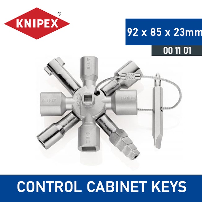 Jual KNIPEX Kunci Panel 00 11 01 Control Cabinet keys | Shopee Indonesia