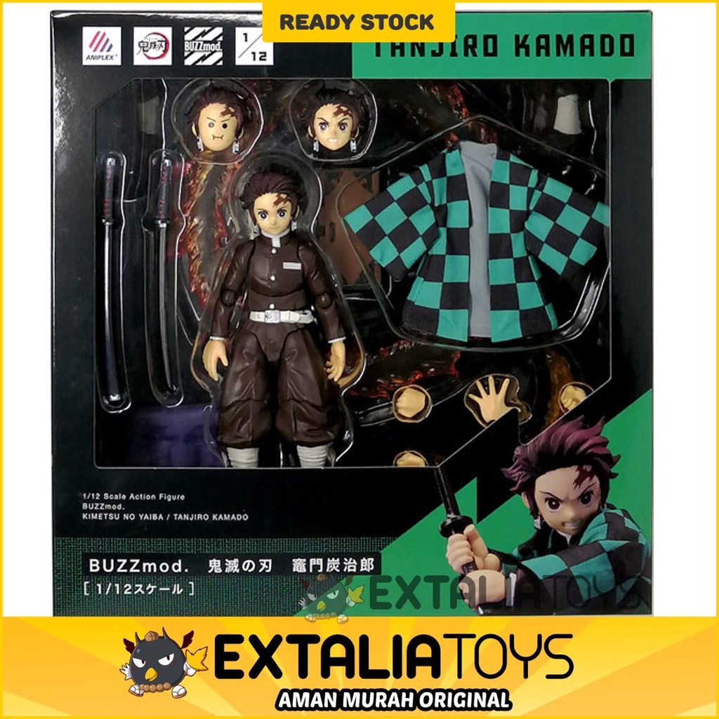 Jual ANIPLEX BUZZMOD 1/12 ACTION FIGURE DEMON SLAYER - TANJIRO KAMADO ...
