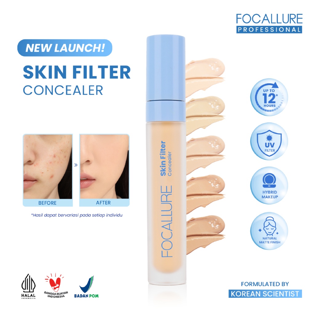 Jual 【EXP：2026/11】FOCALLURE Probase Skin Filter Matte Concealer ...