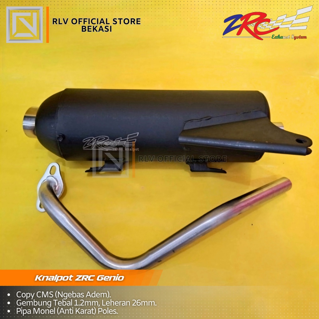 Jual Knalpot genio dan Beat Deluxe 2020 Copy CMS ZRC | Shopee Indonesia