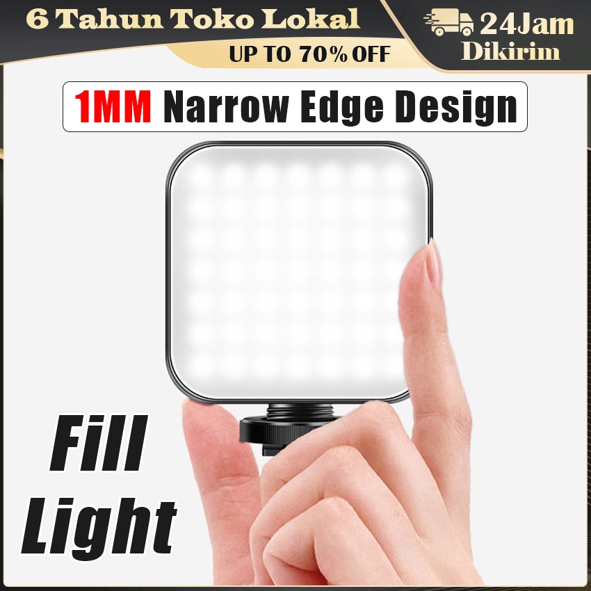Jual Selfie Light Portable Mini Fill Light Clip Lampu Live Streamer LED ...