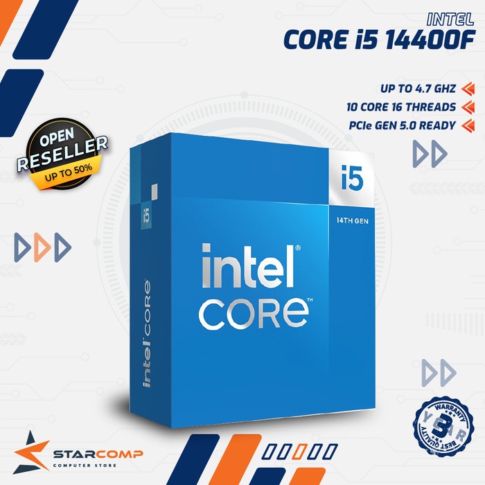Jual Intel Core i5 14400F 2.5GHz Up To 4.7GHz Cache 20MB LGA 1700 [Box] | Shopee Indonesia