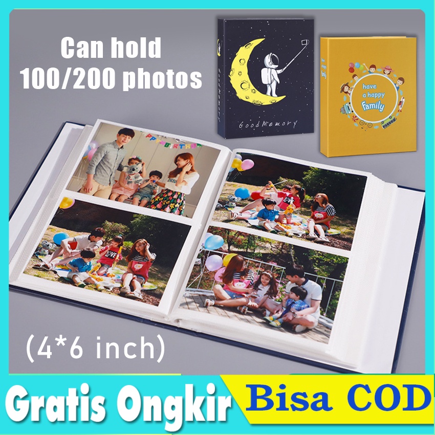 Jual 200 Slot Buku Album 3R Murah Album Foto Isi 200 Pcs Album Foto ...