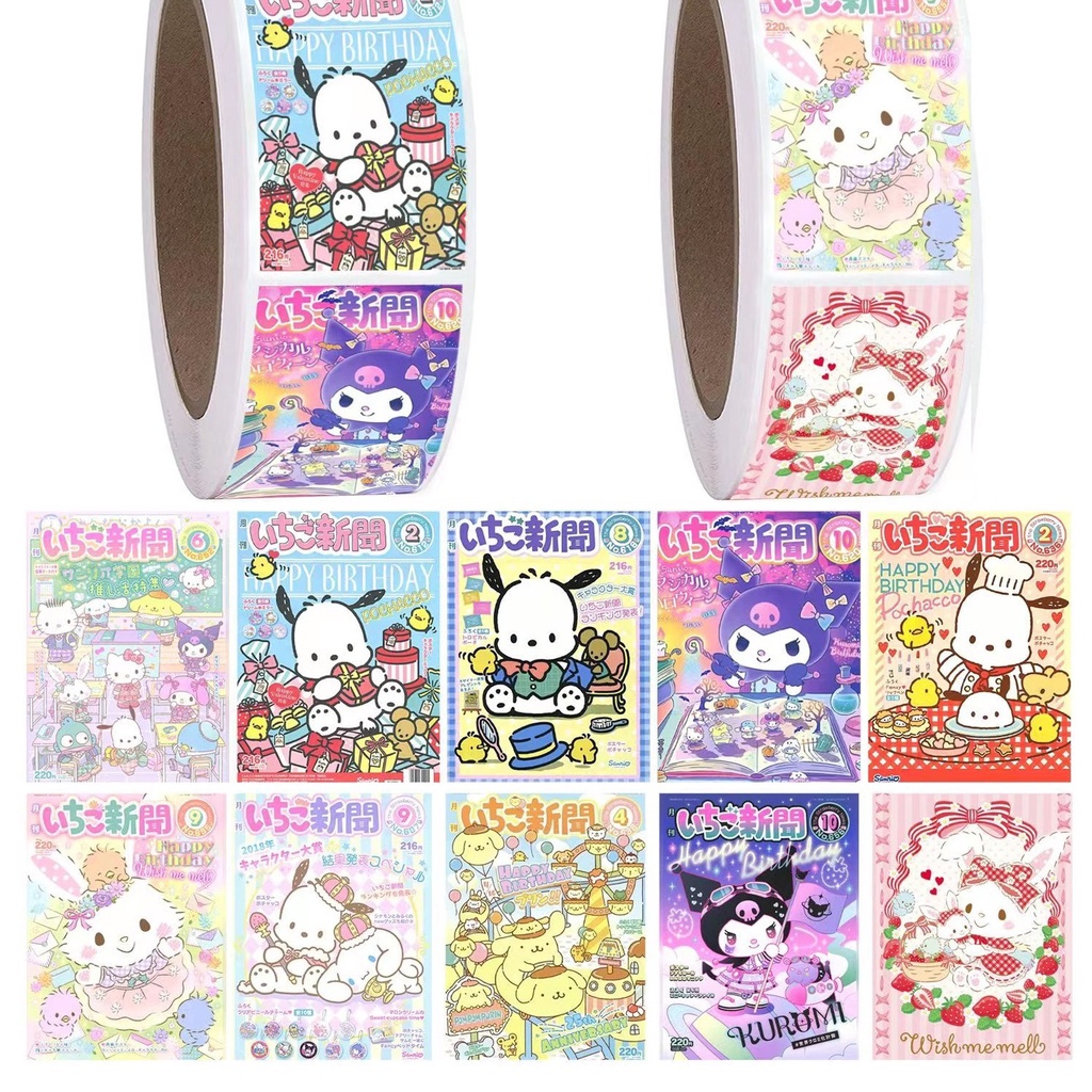Jual (Pusat) (500PCS)STIKER ROL SANRIO POSTER STIKER ROL SANRIO JAPAN ...