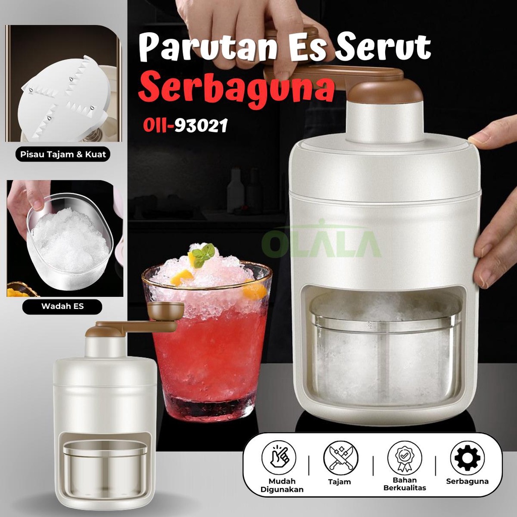 Jual Serutan Es Batu Manual Parutan Es Buah Es Campur Alat Penghancur ...