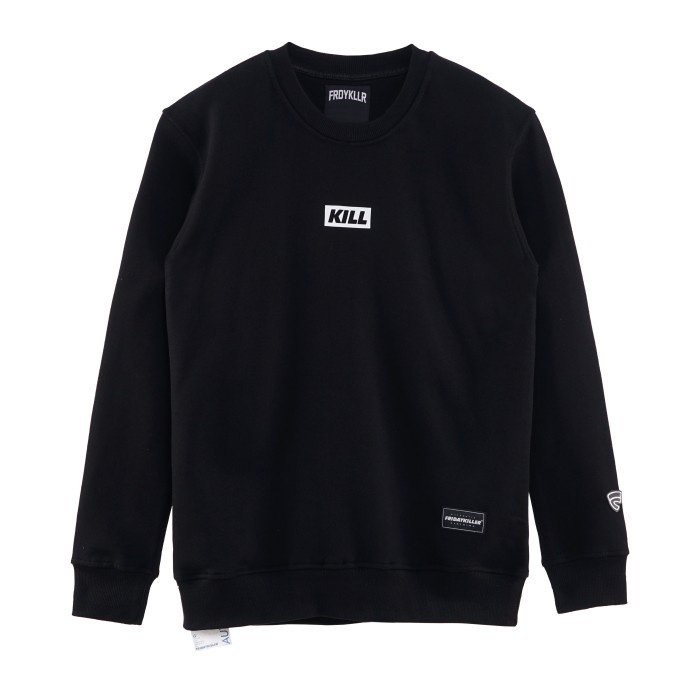 Jual SWEATER FRIDAY KILLER | KILL BOX BLACK CREWNECK | Shopee Indonesia