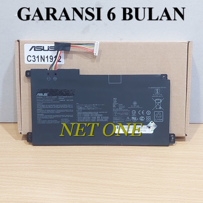 Jual Baterai Laptop ASUS VivoBook 14 E410MA E410M E410 B31N1912 / C31N1912 -NETONE | Shopee ...