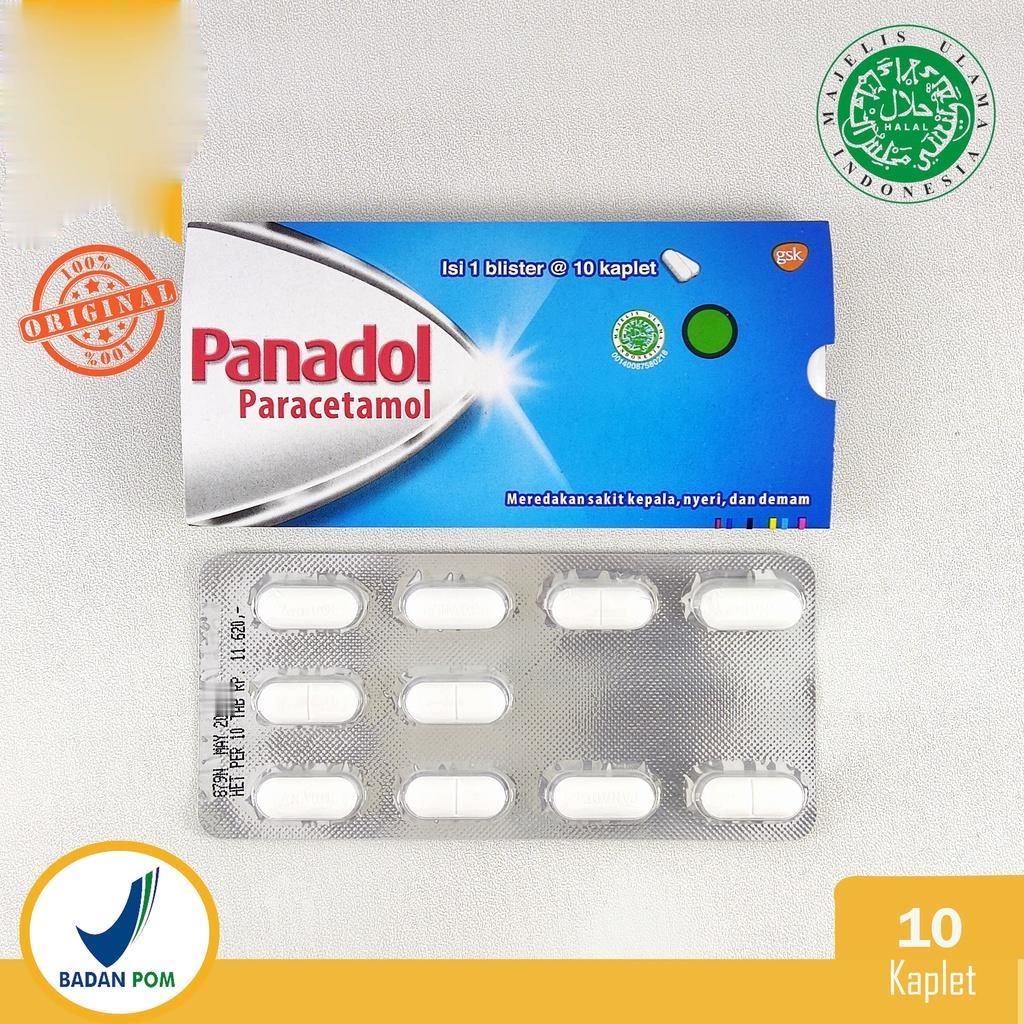 Jual PANADOL PARACETAMOL BIRU (1 STRIP) / OBAT SAKIT KEPALA / NYERI ...