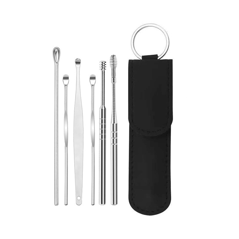 Jual YooWoo korek kuping 6pcs set/ Pembersih telinga / ear wax picker ...