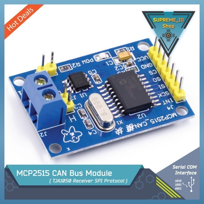 Jual MCP2515 CAN Bus Module TJA1050 Receiver SPI Protocol | Shopee Indonesia