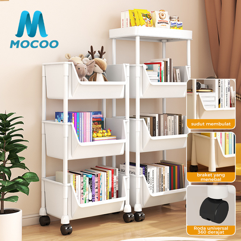 Jual Homes Rak Buku Minimalis Susun Serbaguna Tempat Rak Buku Anak Portable Rak Mainan Anak ...