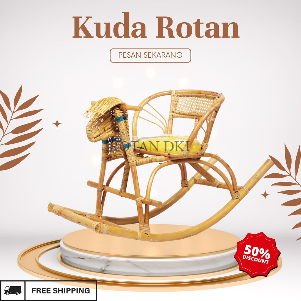 Jual Mainan Kuda Goyang Rotan Anak - Pilihan Ideal untuk Bermain Sambil ...