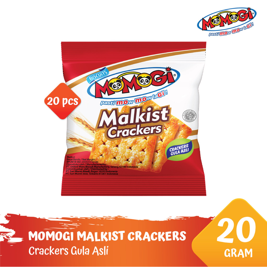 Jual Momogi Malkist Crackers [@ 20 Pcs] | Shopee Indonesia