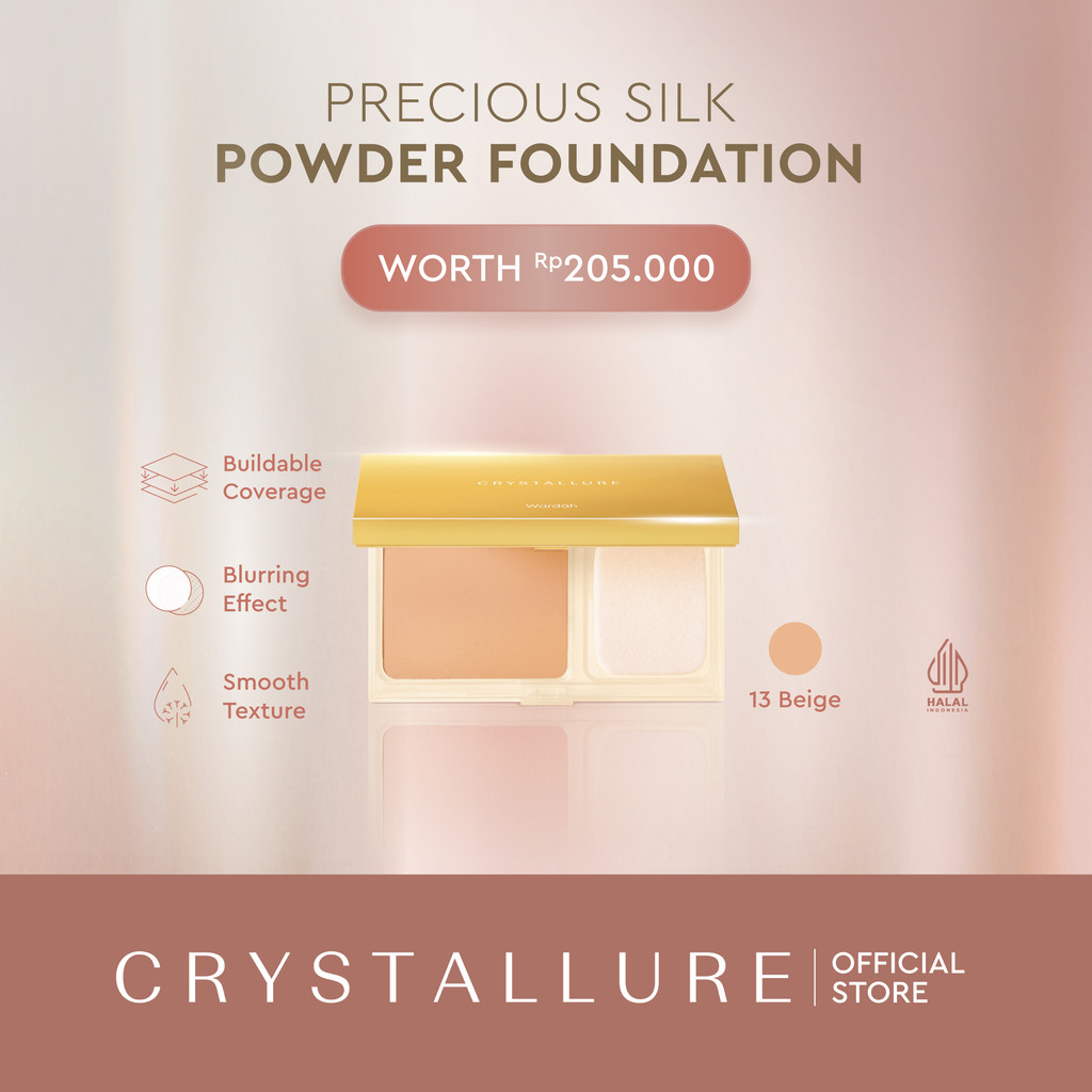 Jual [Gift Not For Sale] CRYSTALLURE Precious Luminizing Silk Powder ...