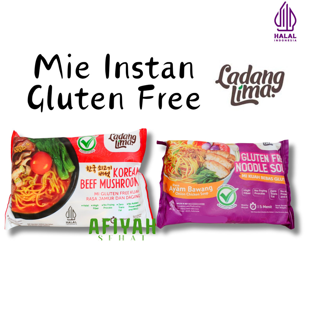 Jual LADANG LIMA Mie Instan Gluten Free Veggie Noodle Rasa Korean Beef, Beet, Ayam Bawang, Kale ...