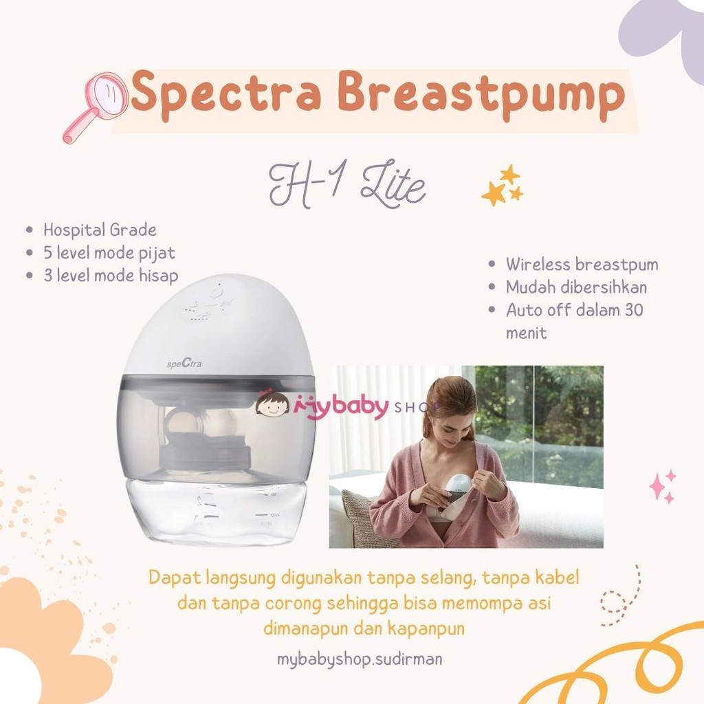 Jual Spectra Pompa Asi Elektrik Spectra H1 Lite - Wearable Electric ...