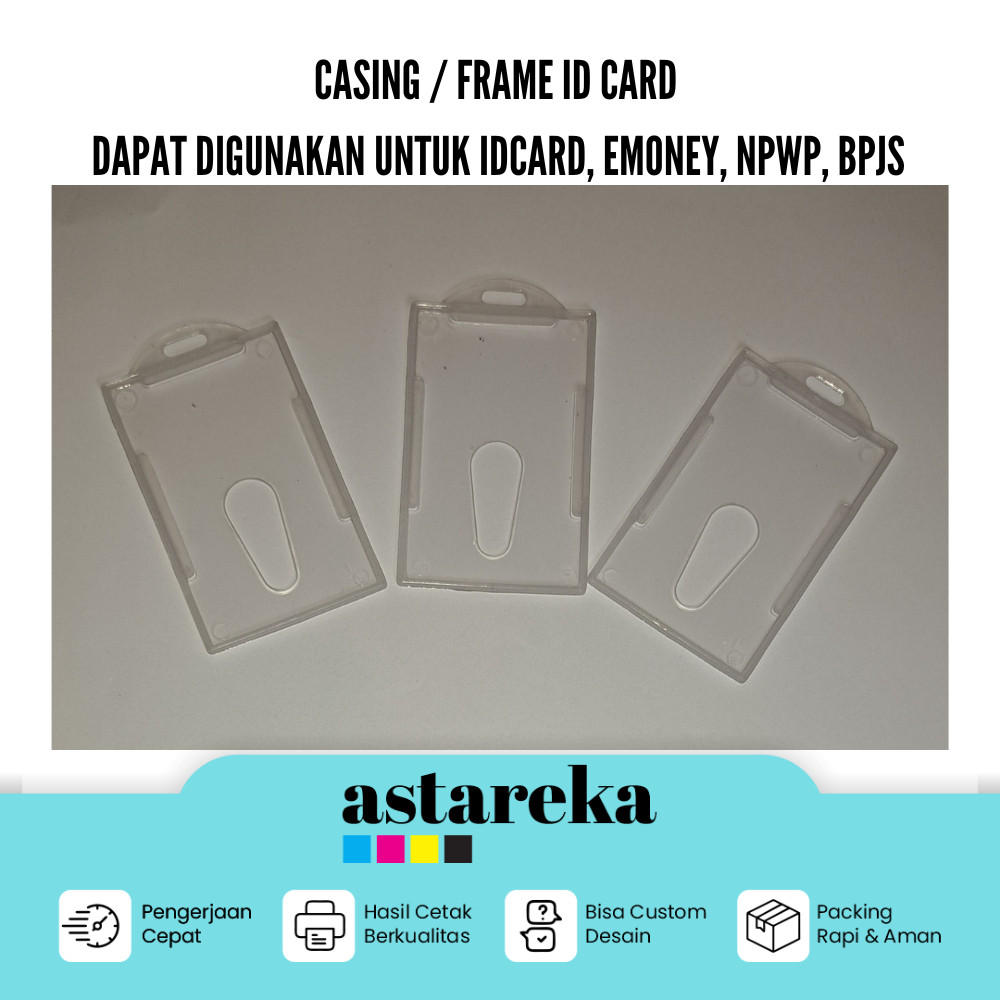 Jual ID Card Plastik Termurah / ID Card Case / Frame ID Card / Casing ...