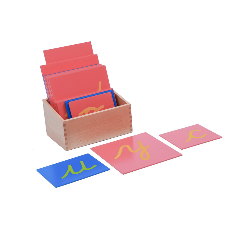 Jual Montessori Sandpaper Letters Mobile Alphabet Lower Case Cursive ...